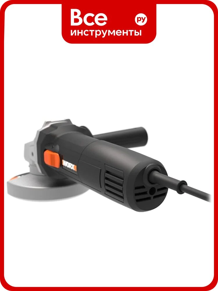 УШМ WORX WX717, 750Вт, 115мм, 11000об/мин, антивибрационная рукоятка