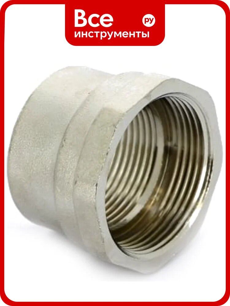 Муфта Uni-Fitt 602N3200, никелированная, латунь, переходная, 3/4x1/2 дюйма