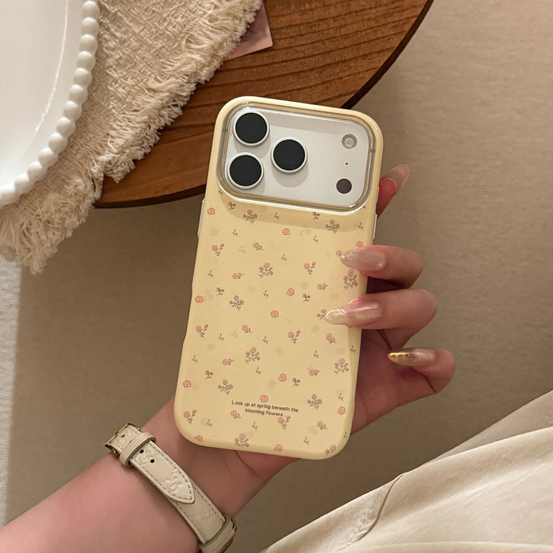 Летний нежный цветочный чехол для iPhone 17 16 15 14 13 Pro Max с элегантным цветочным узором, милый, сладкий, ретро, мультяшный, противоударный