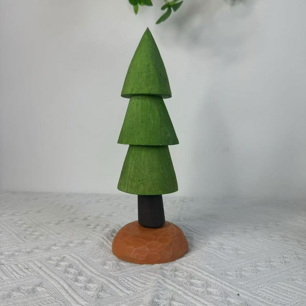 Wooden holiday craft decorations four paws style 16, white