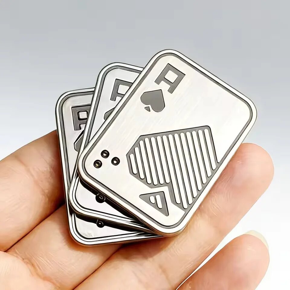 Металлический EDC-слайдер Poker A MEADE Серый, AAA