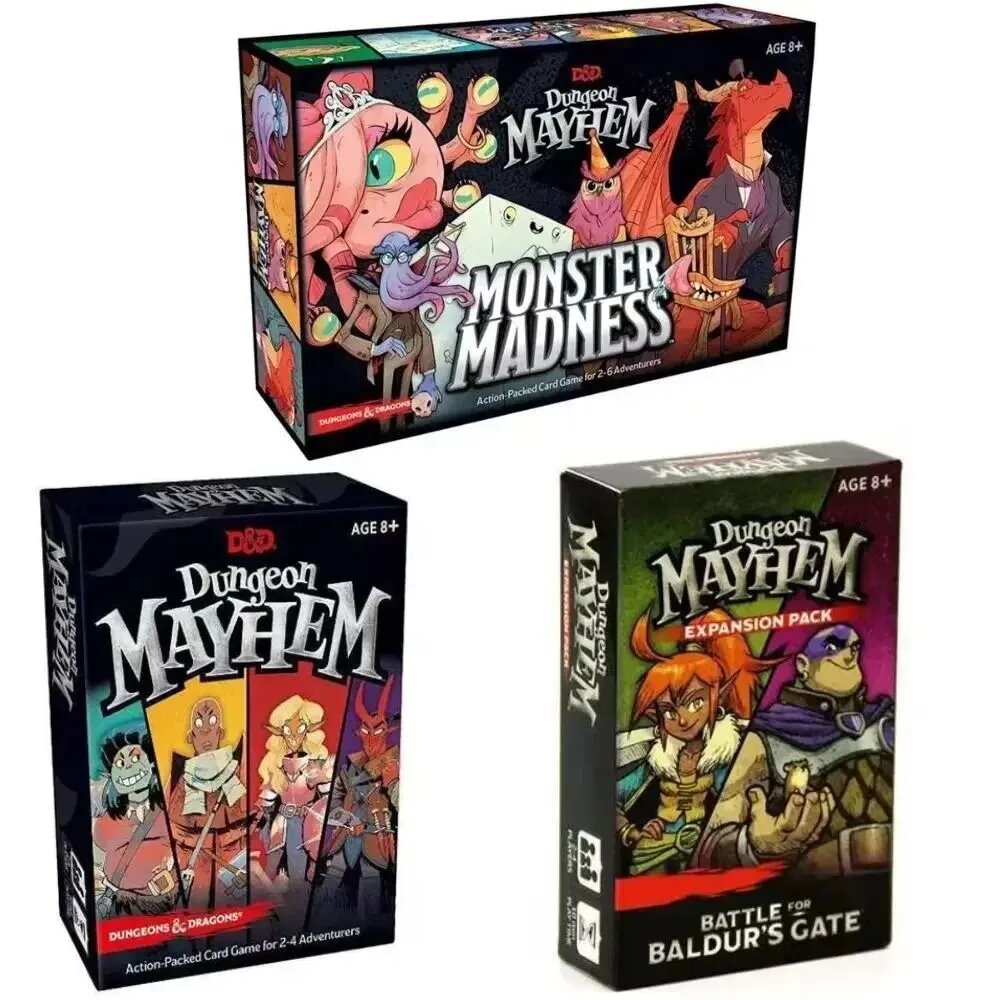 Настольная карточная игра Настольная Dungeon Mayhem Игра (Карточная) Новая версия игры