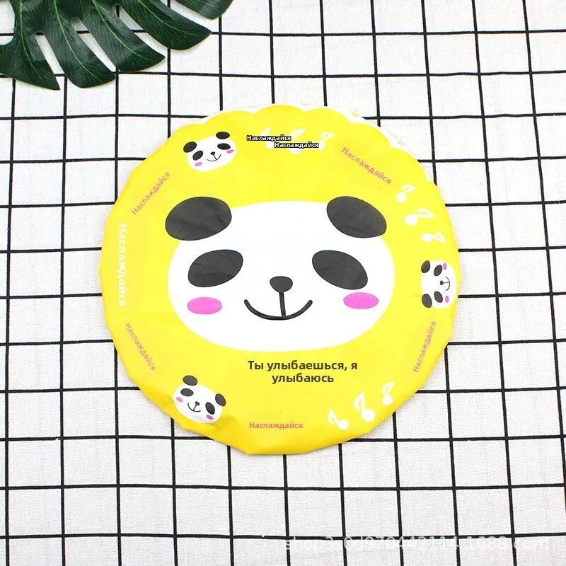 Шапочка для душа, Yellow Panda 27.5*27.5