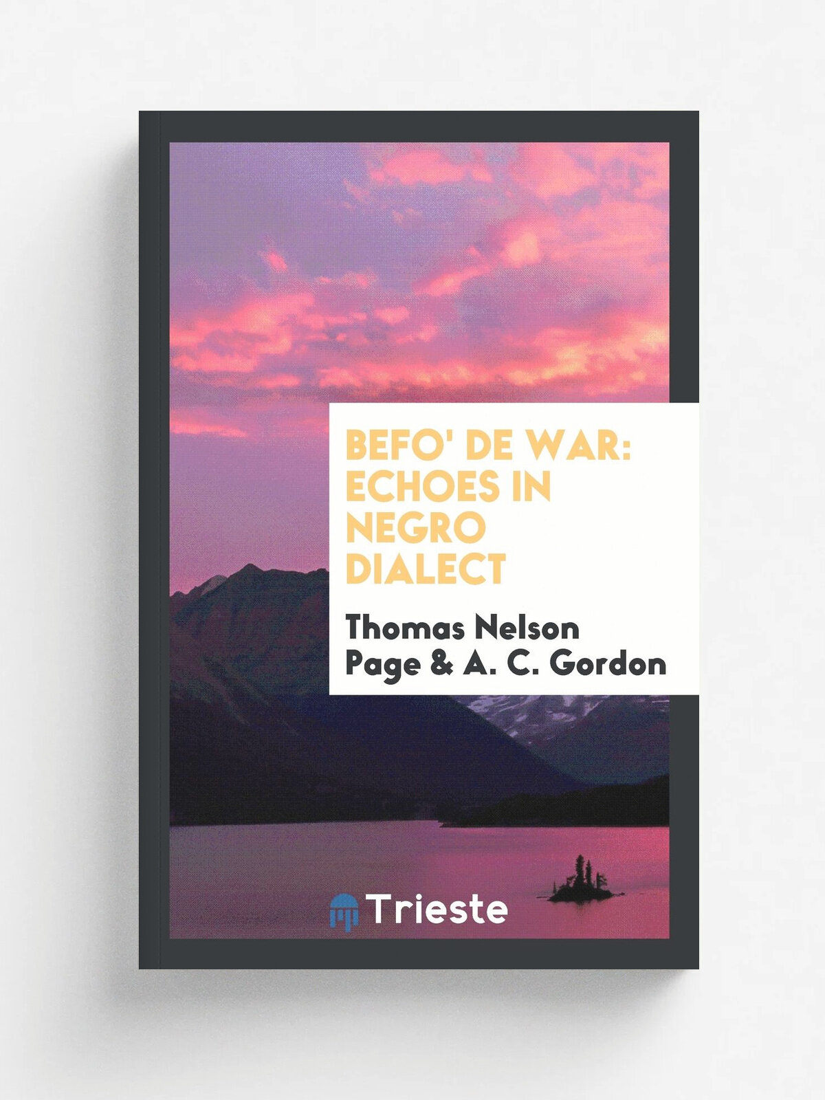 Befo' de War. Echoes in Negro Dialect