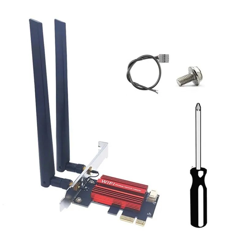 ( T R) MT7925 WiFi 7 PCI-E Адаптер Карта Трехдиапазонный 2.4G/5G/6GHz 5374Mbps