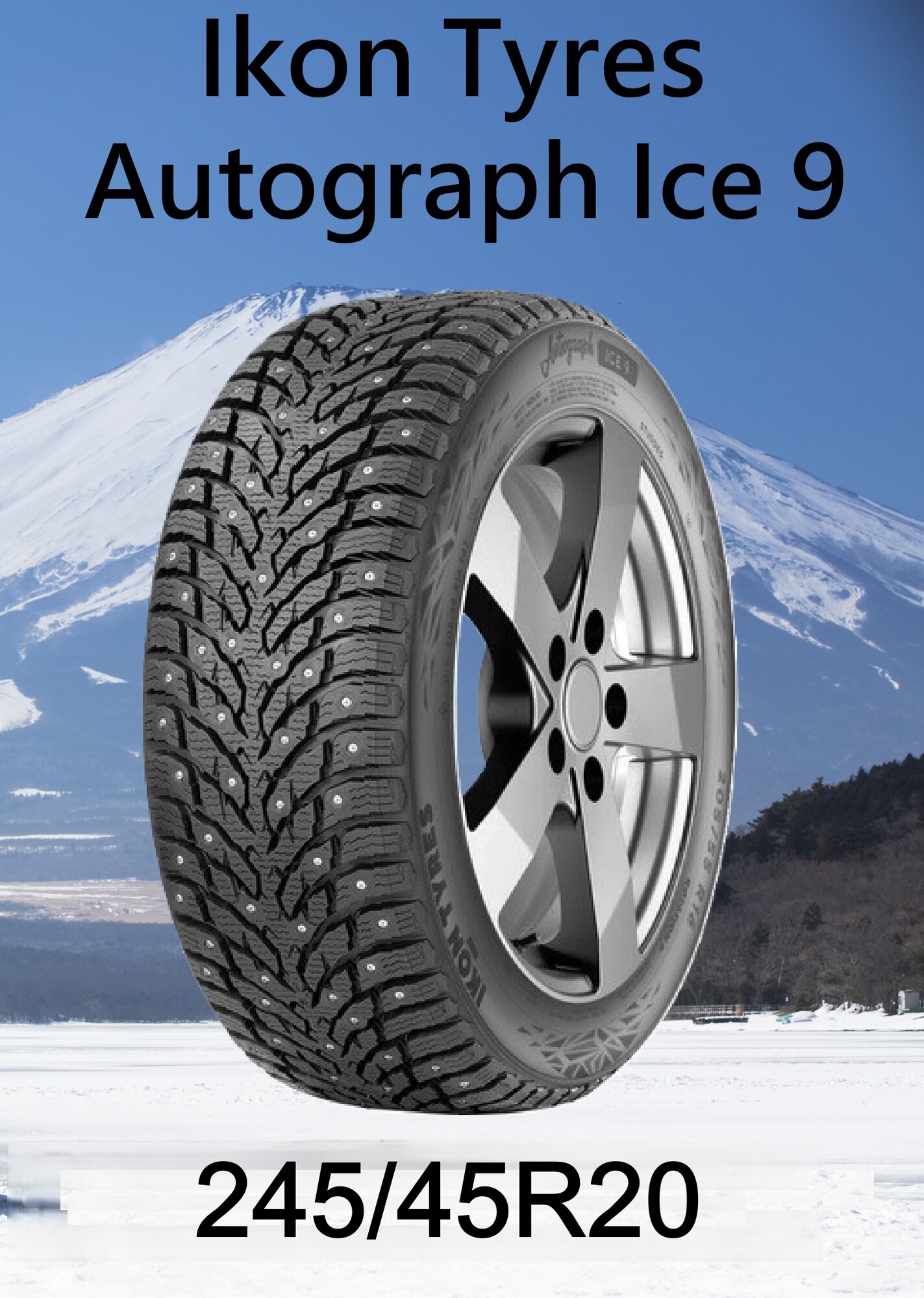 Зимние шины Ikon Tyres 245/45R20 103T XL Autograph Ice 9 SUV шип