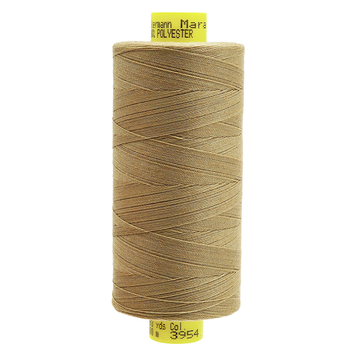 Нитки Mara 120/1000 м универсальные, 100% полиэстер Gutermann 700207 (3954 кремово-песочный), 10 шт