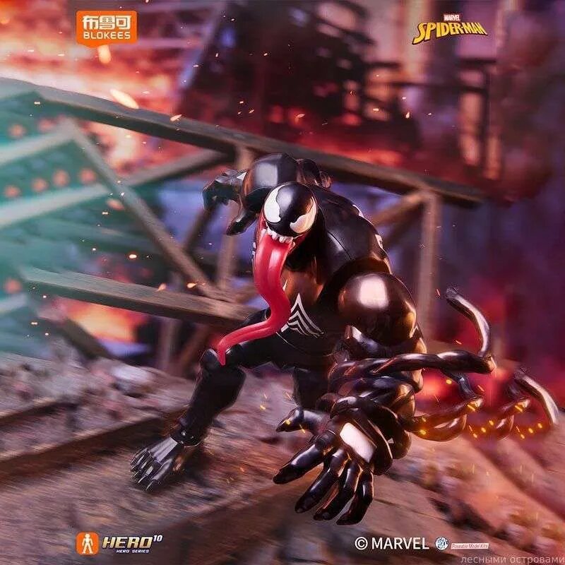 Blokees Marvel HeroGalaxy 05: Человек-паук Слепая Коробка Аниме Фигурки