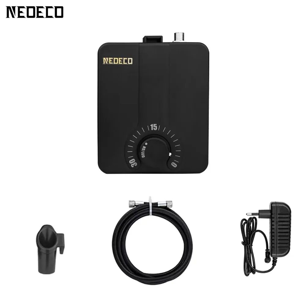 Neoeco NCT-STCB (500K) Мини-компрессор С Воздушным Шлангом 1.8 м И Держателем Для Аэрографа Плавная Регулировка 30 PSI Макс