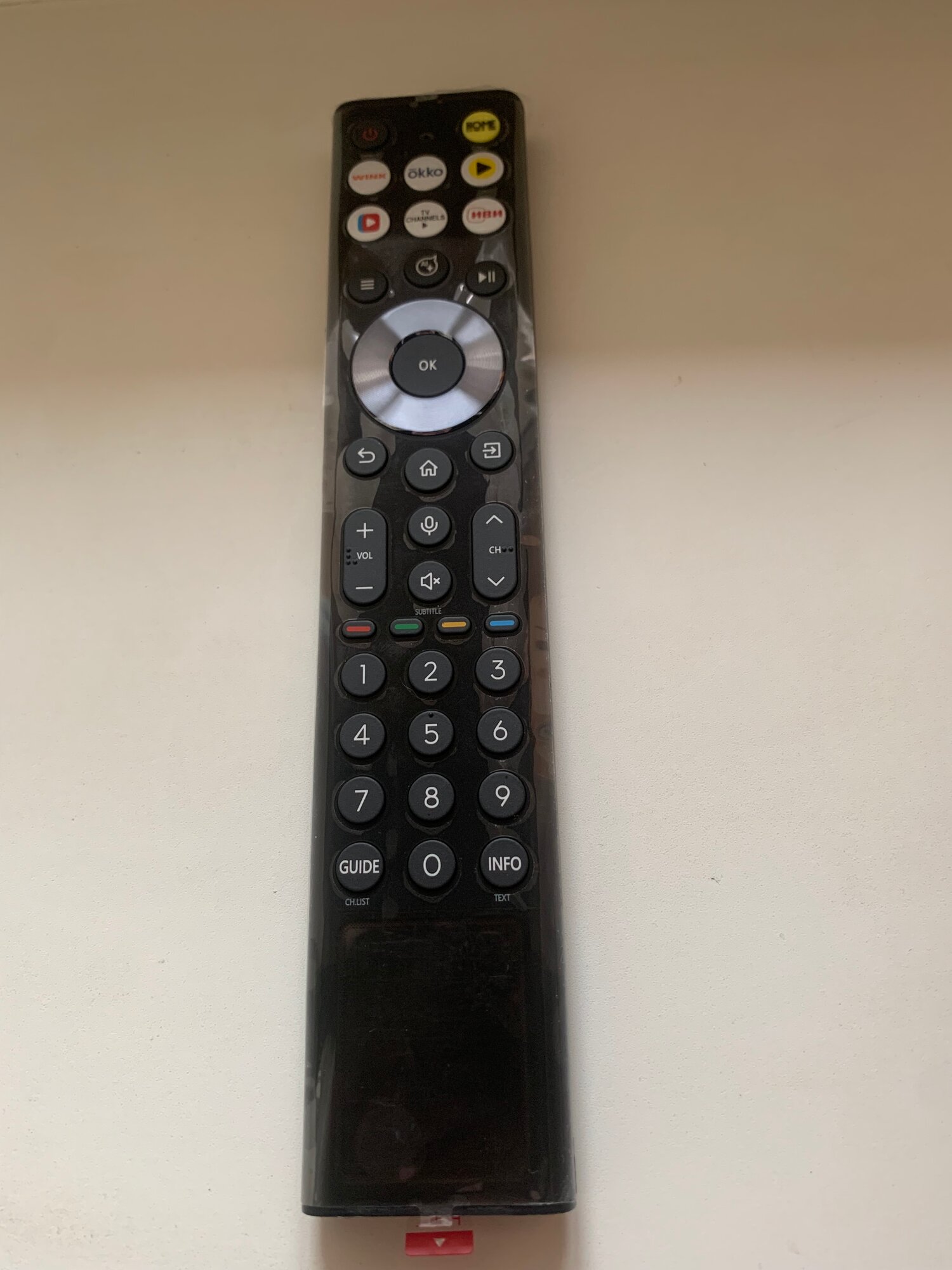 Hisense ERF66N66H пульт оригинальный голосовой для телевизора Hisense, на Солнечной батареи