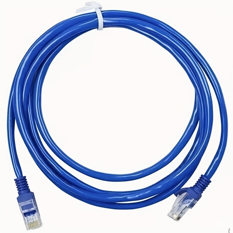 Кабель Ethernet Cat5e высокоскоростной, 8-контактный, штекер-штекер, круглый, синий, 35.43 дюйма