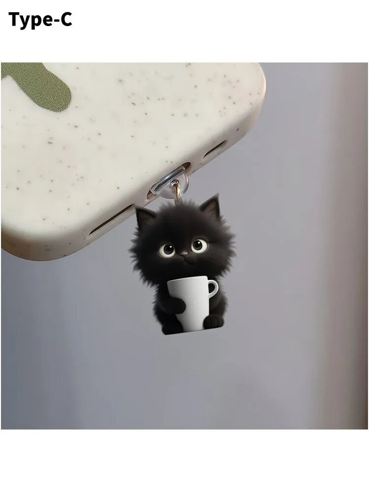 Пылезащитная заглушка Black Cat Type-C