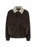 Куртка SEMICOUTURE Gloria shearling-collar buckled-strap jacket, размер 42