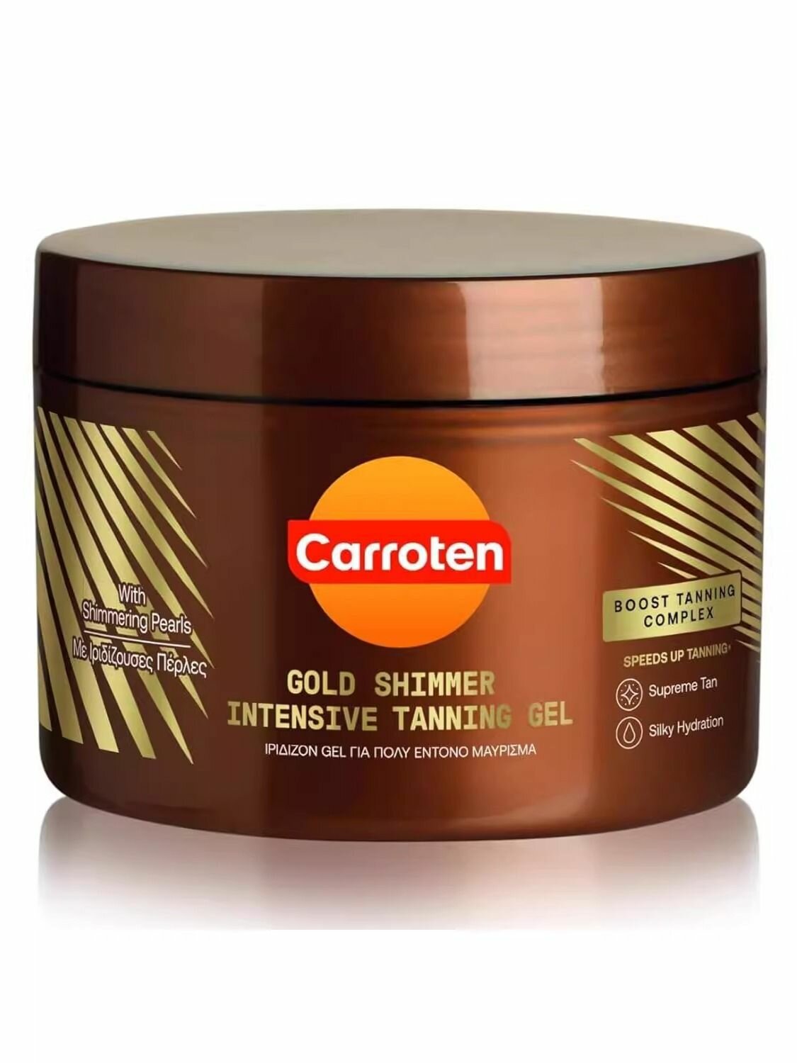 Carroten Gold Shimmer Tanning Spf 0 Золотой мерцающий бронзирующий гель для загара 150 мл