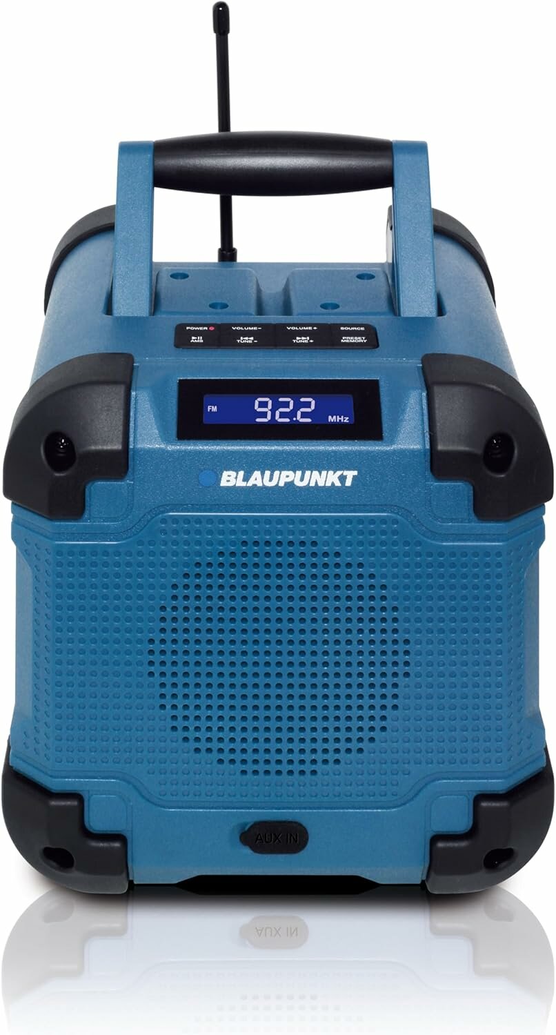Радиоприемник c аккумулятором для стройки Blaupunkt BSR 40, синий