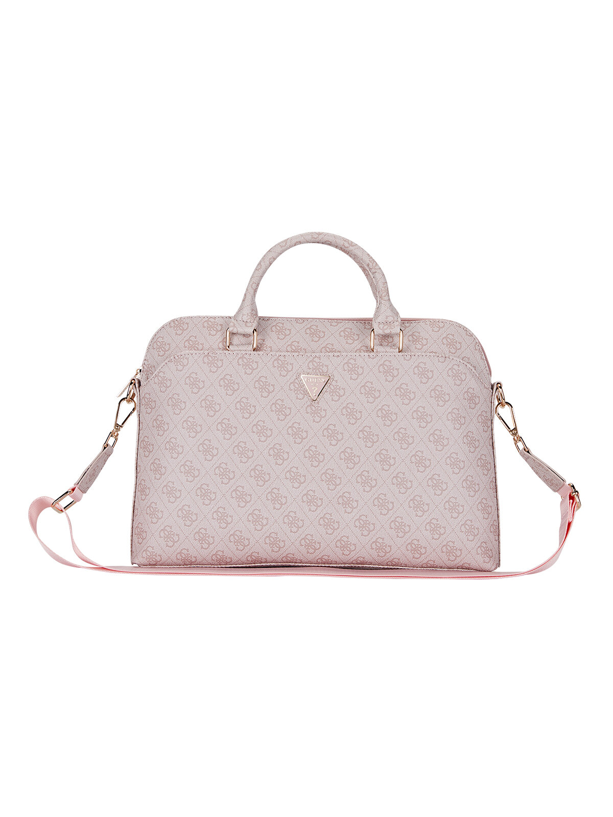 Сумка Guess для ноутбуков 15"/16", из экокожи PU leather, на молнии, с двумя внешними карманами на магните