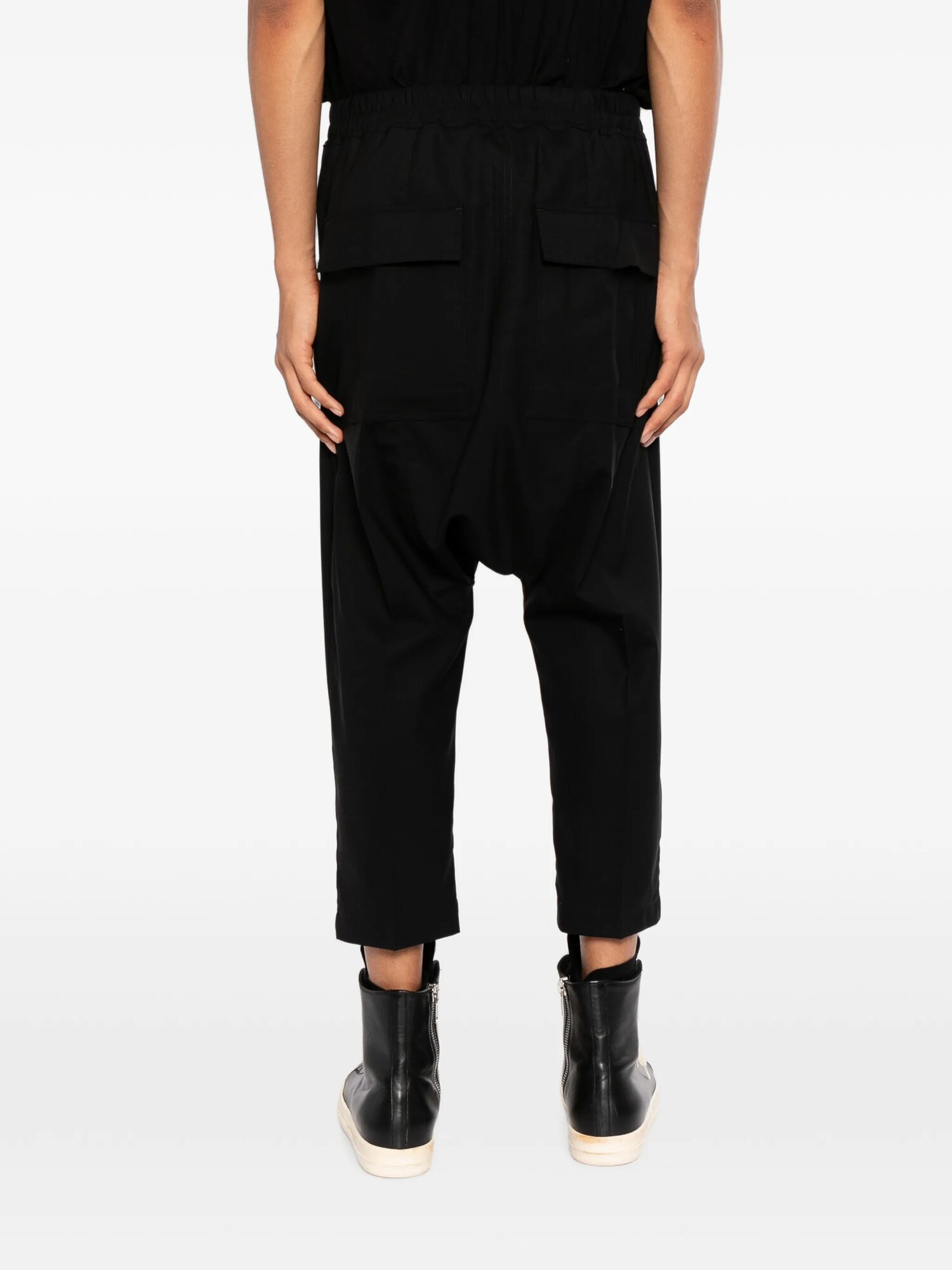 Брюки Rick Owens Drawstring dropped-crotch trousers, размер 50 — фото 1