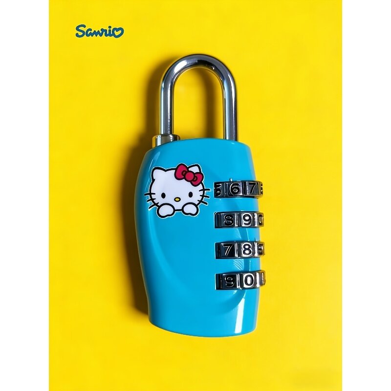 Мини-замок Sanrio для чемоданов, рюкзаков и шкафчиков — компактный навесной замок случайного цвета