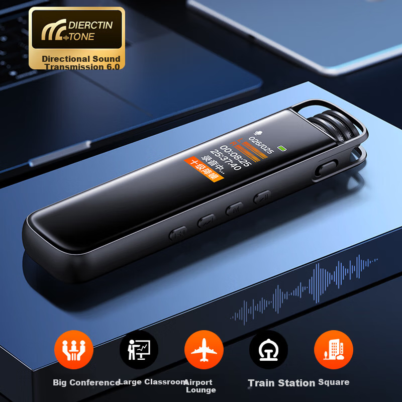 NINTAUS 128GB HD голосовой регистратор с 10-уровневым шумоподавлением и однонажимной записью для встреч и обучения