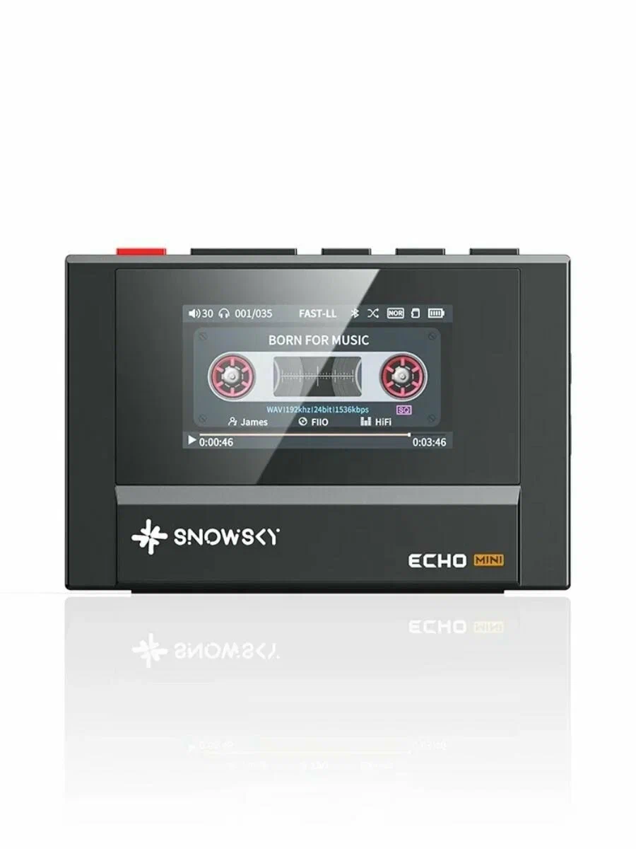 FiiO Snowsky ECHO MINI 8GB Портативный Музыкальный Плеер Без Потерь Bluetooth UI С Длительным Сроком Службы，чёрный
