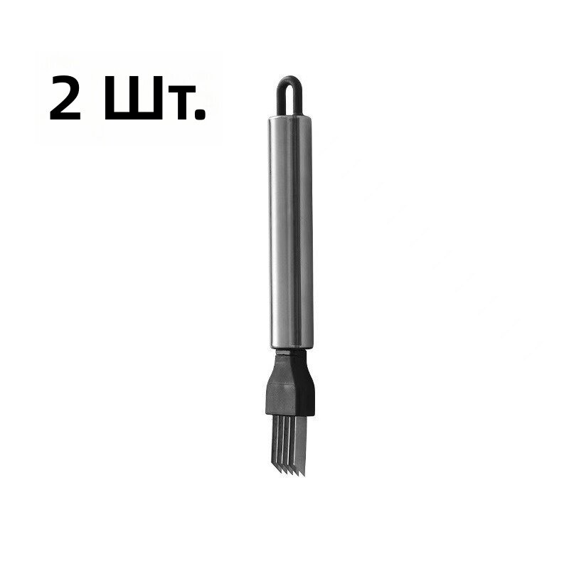 Многофункциональная ручная овощерезка из нержавеющей стали для кухни, 2 шт.