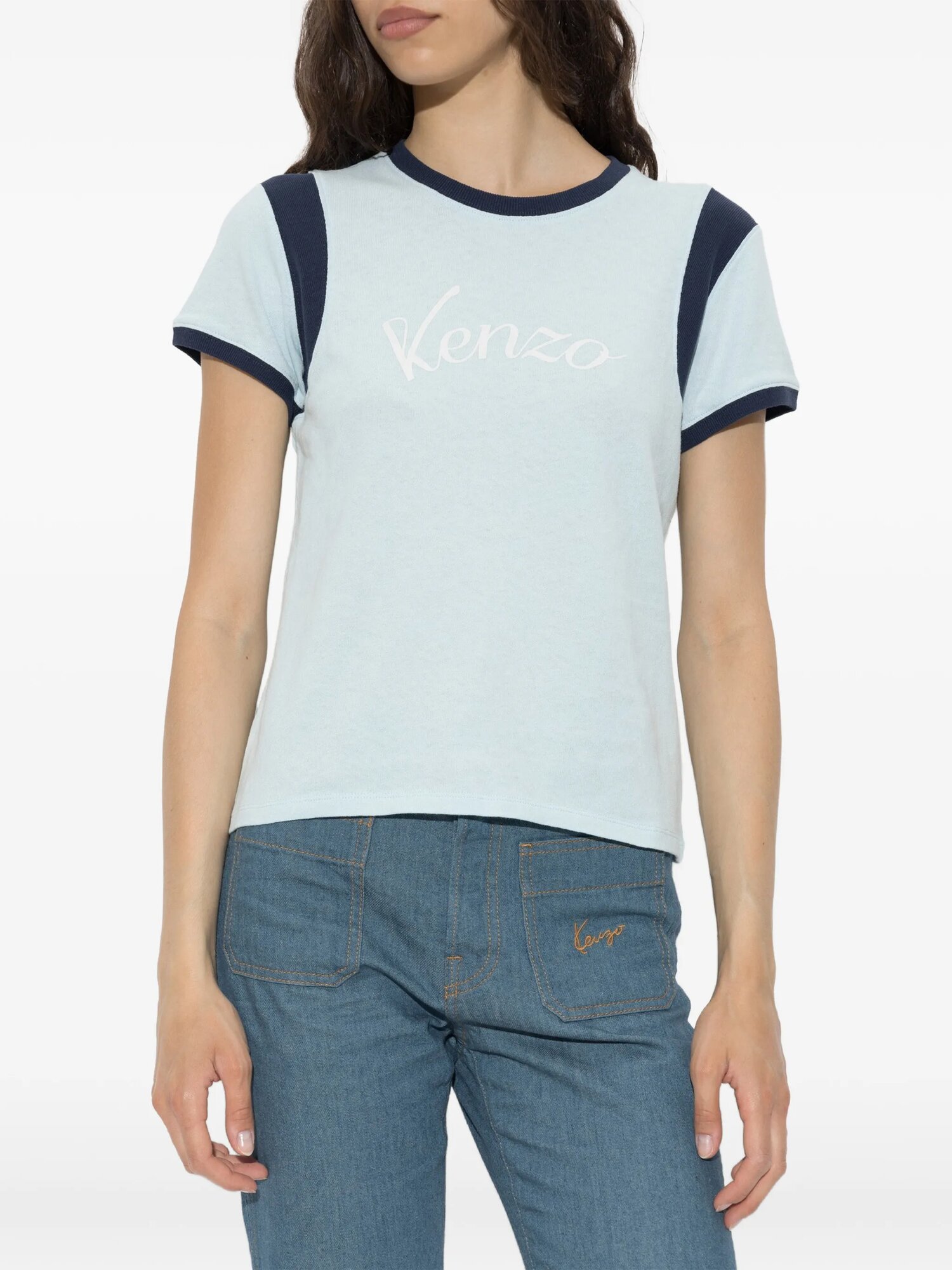 Футболка KENZO Logo-print T-shirt, размер 40 — фото 1