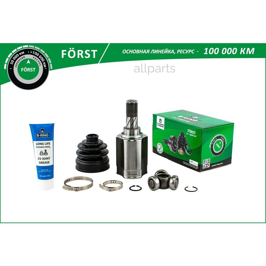 BRING BIC1691 Шрус NISSAN Qashqai (06-) (внутр. слева.) [26/30] (BIC1691) B-RING FORST