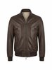 Куртка Zip-up leather jacket