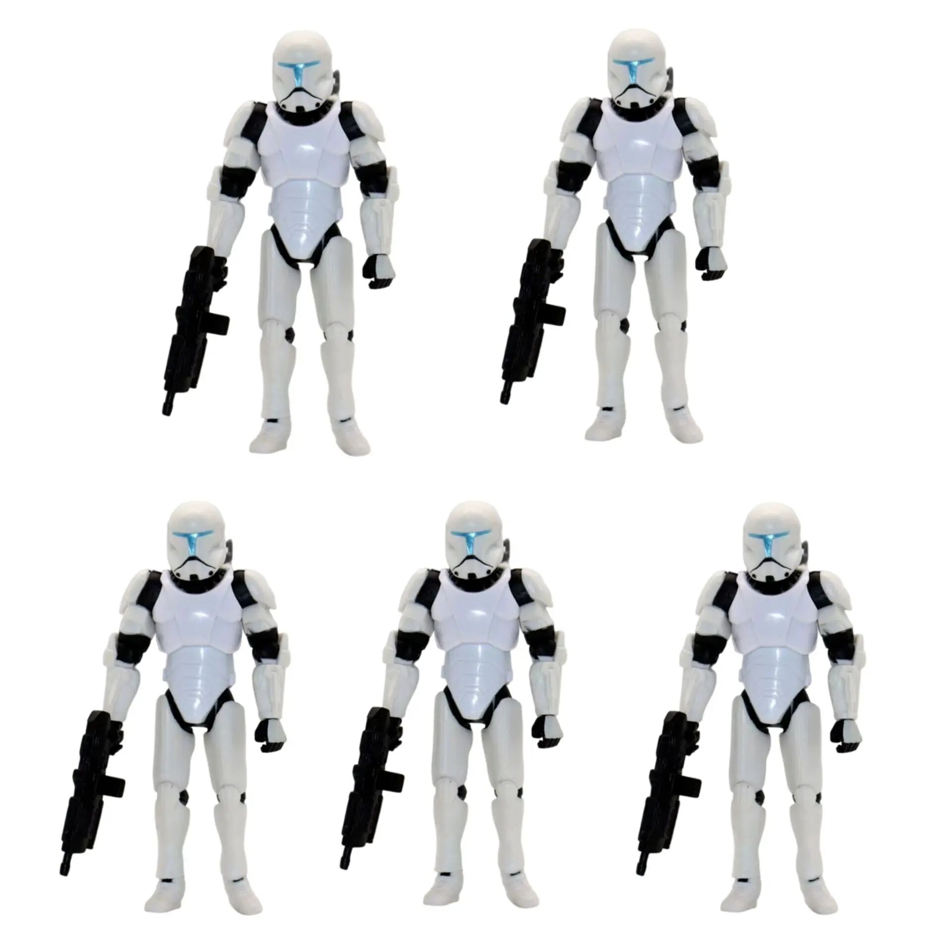 Фигурка Star Wars: Гвардия Республики, Коммандос, 3,75 дюйма, Hot Toys 5 pcs no stand