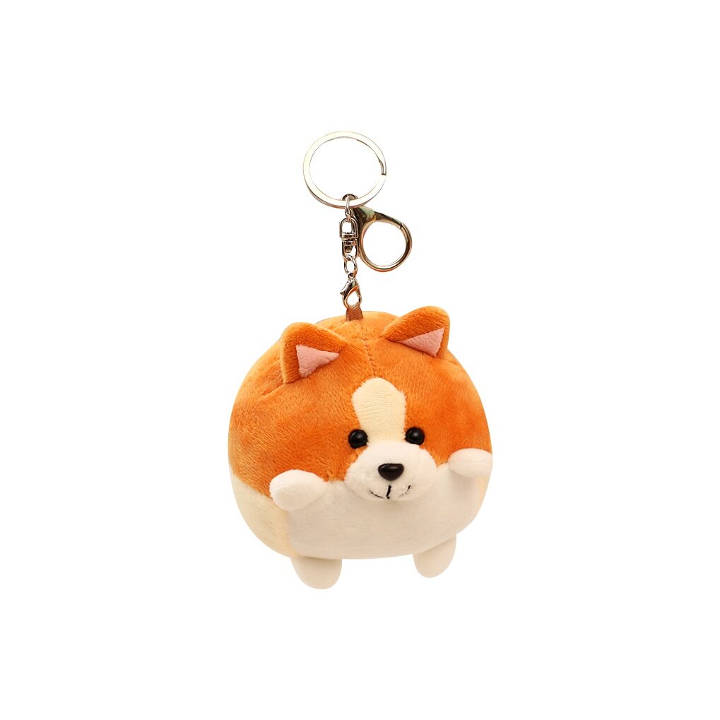 PANGPANGLONG Круглый и Пухлый Брелок CORGI Рюкзак с Украшением Щенка Кукла Плюшевый Украшение Высота 10 см 10CM
