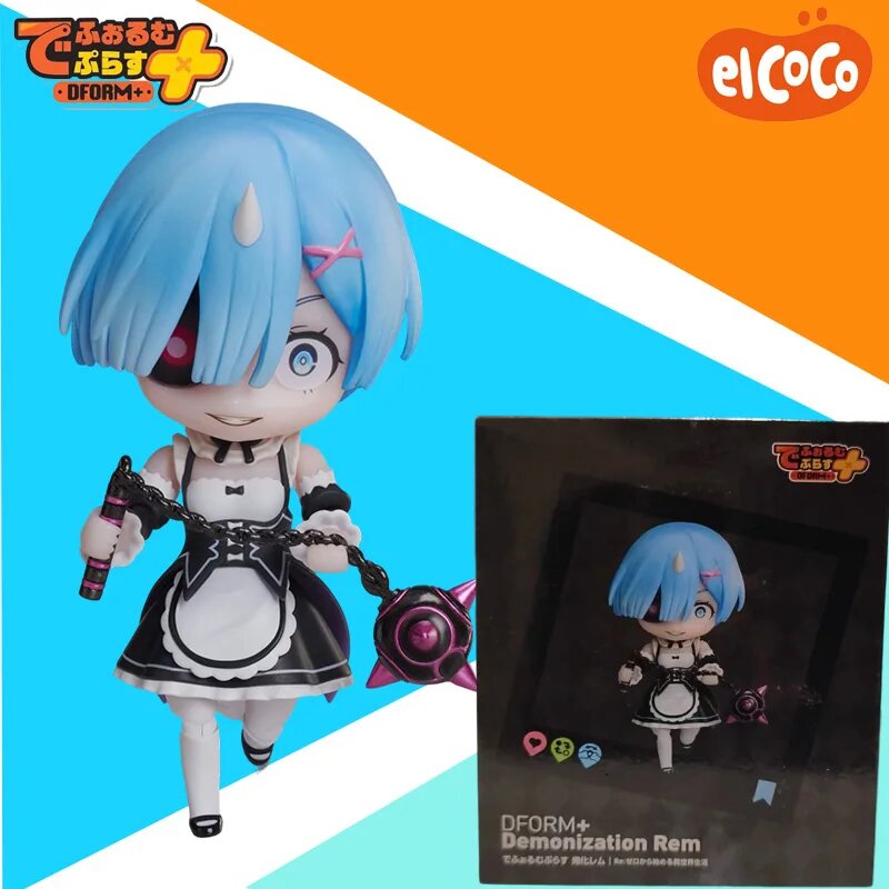 Bandai DFORM+ Re: Zero Рем&Эмилия&Лэмб&Демонизированная Рем фигурка Demonized Rem