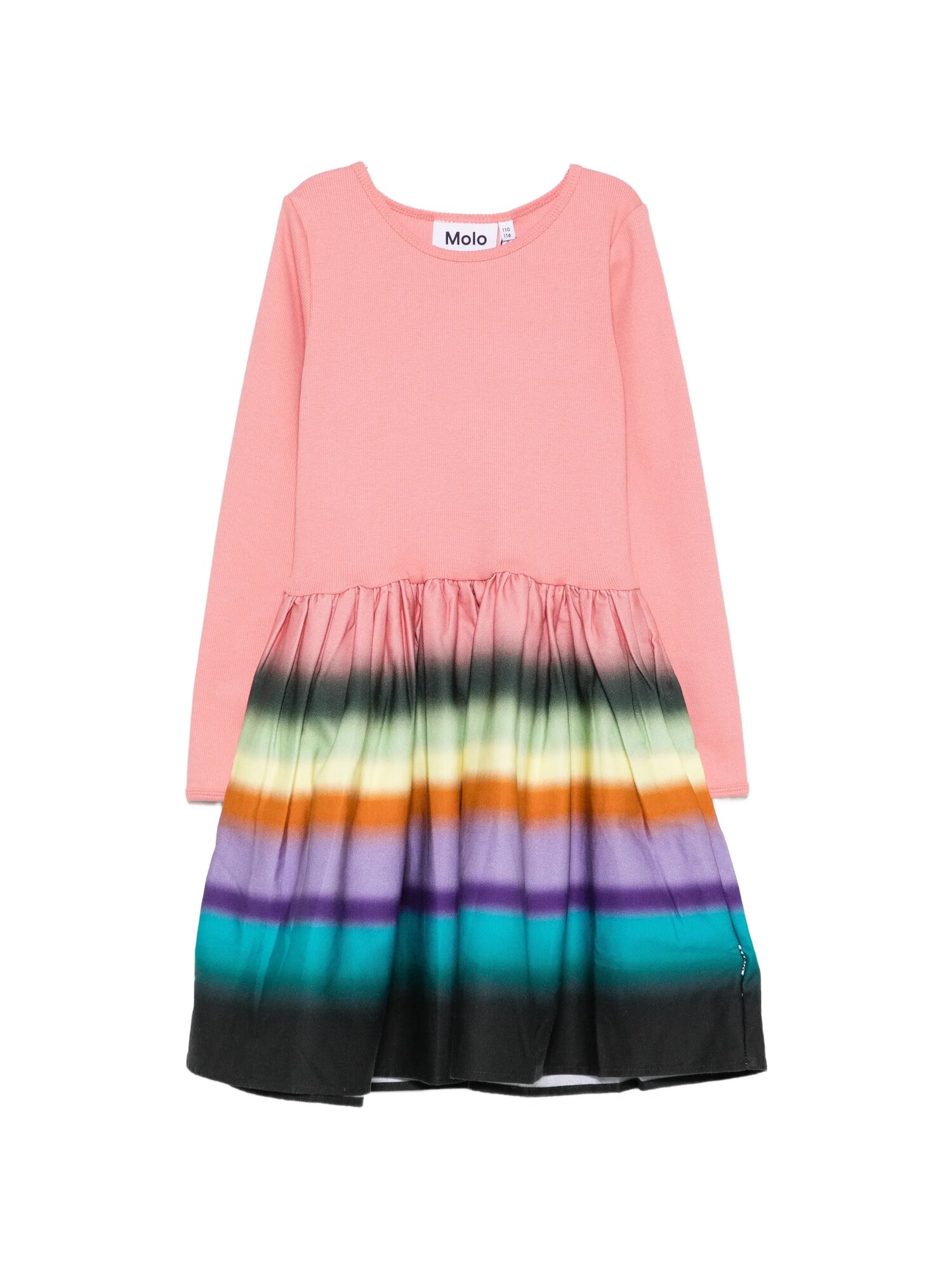 Платье Casie Warm striped long-sleeve dress