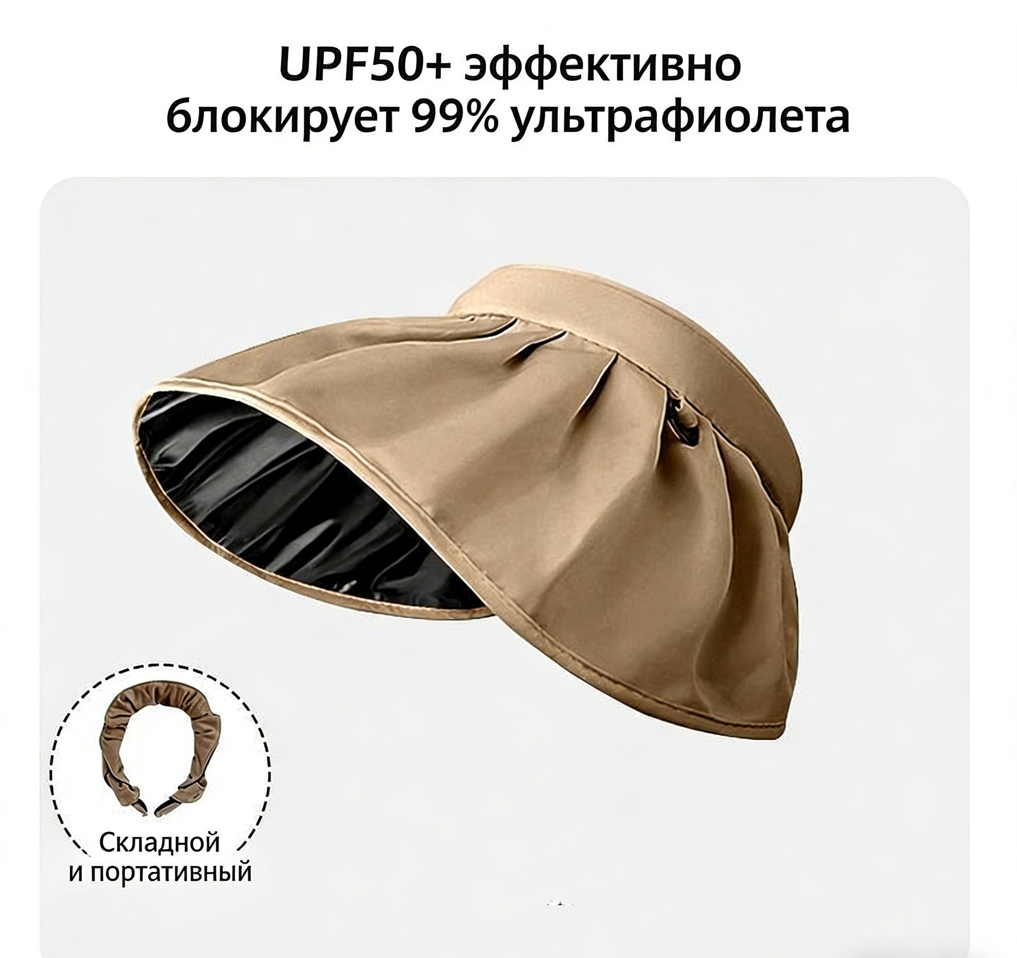 Новая женская универсальная солнцезащитная шляпа с защитой от ультрафиолета