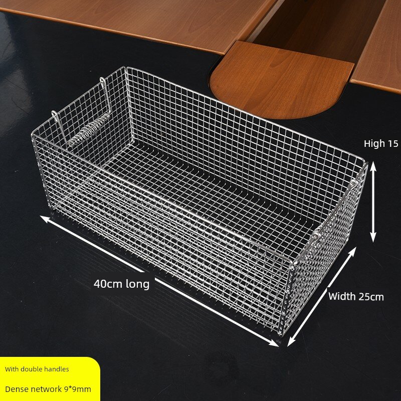 Стальной сетчатый контейнер 40x25x15 см для кухни