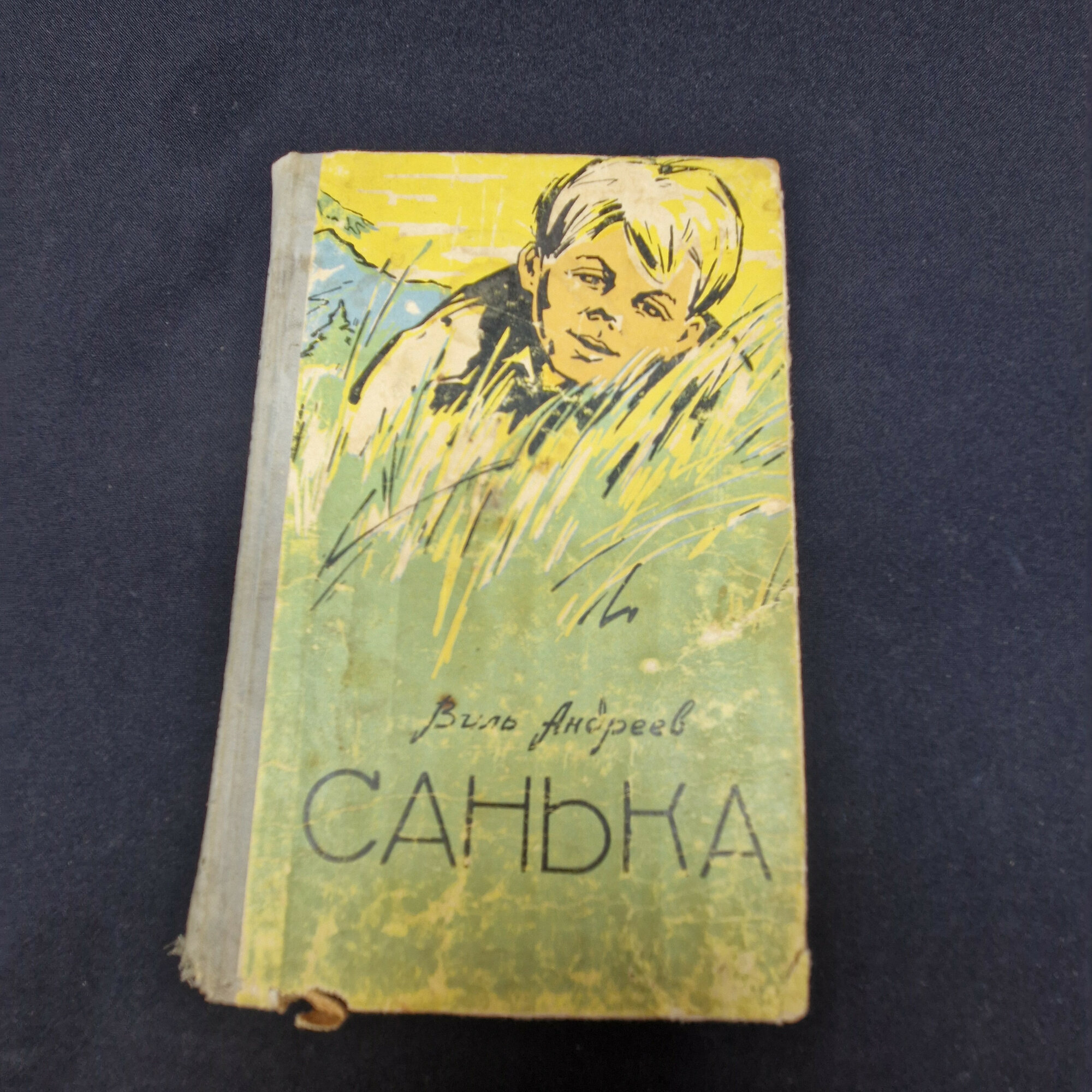 Виль Андреев. Санька. Книга СССР, повесть для детей среднего и старшего возраста