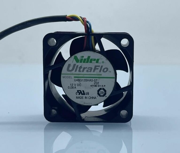 NIDEC U40G12BHA5-57 12V 0.08A 4020 4CM 4 провода ШИМ вентиляторы -