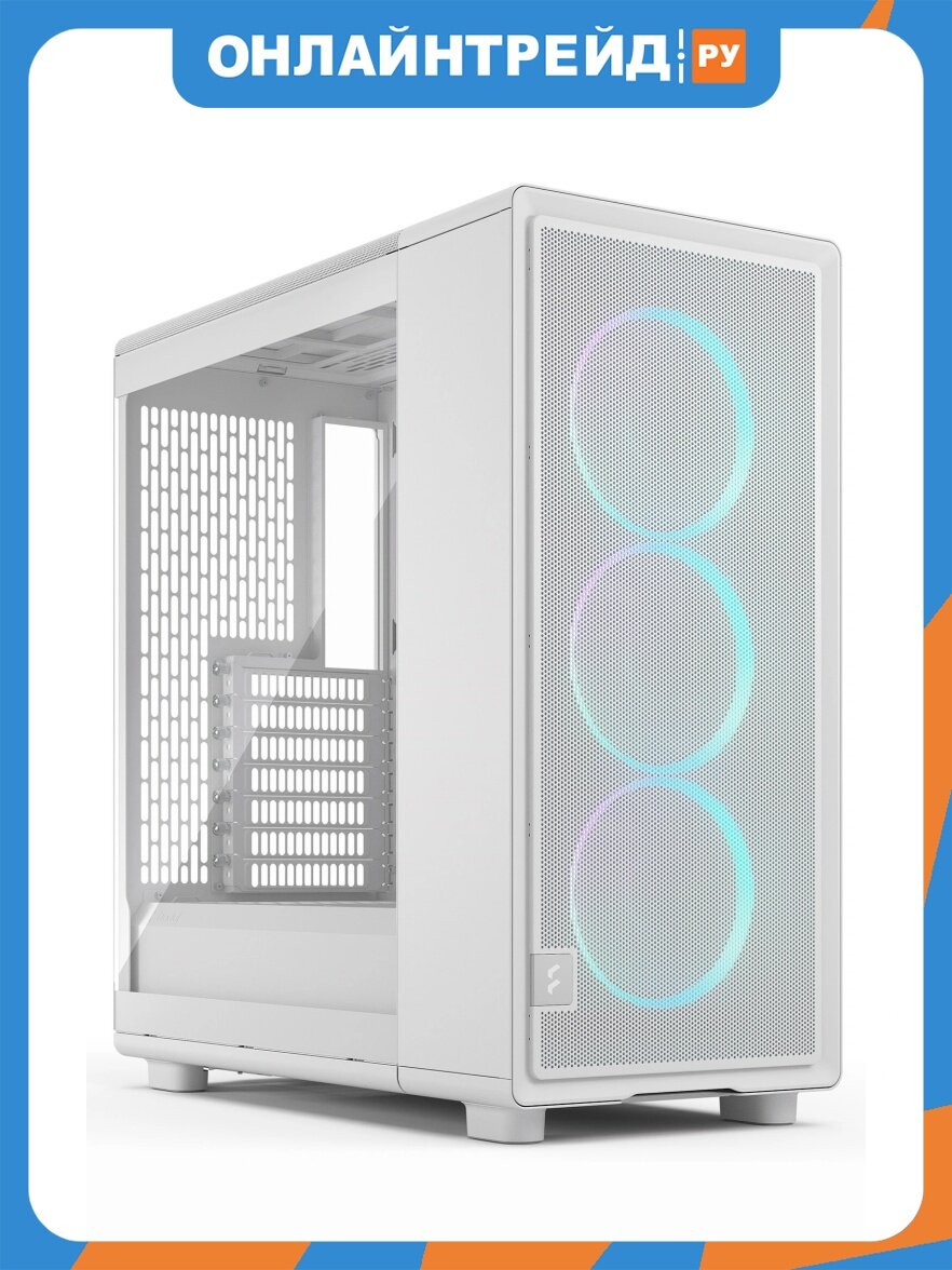 Корпус Fractal Design Epoch TG RGB Clear Tint, белый