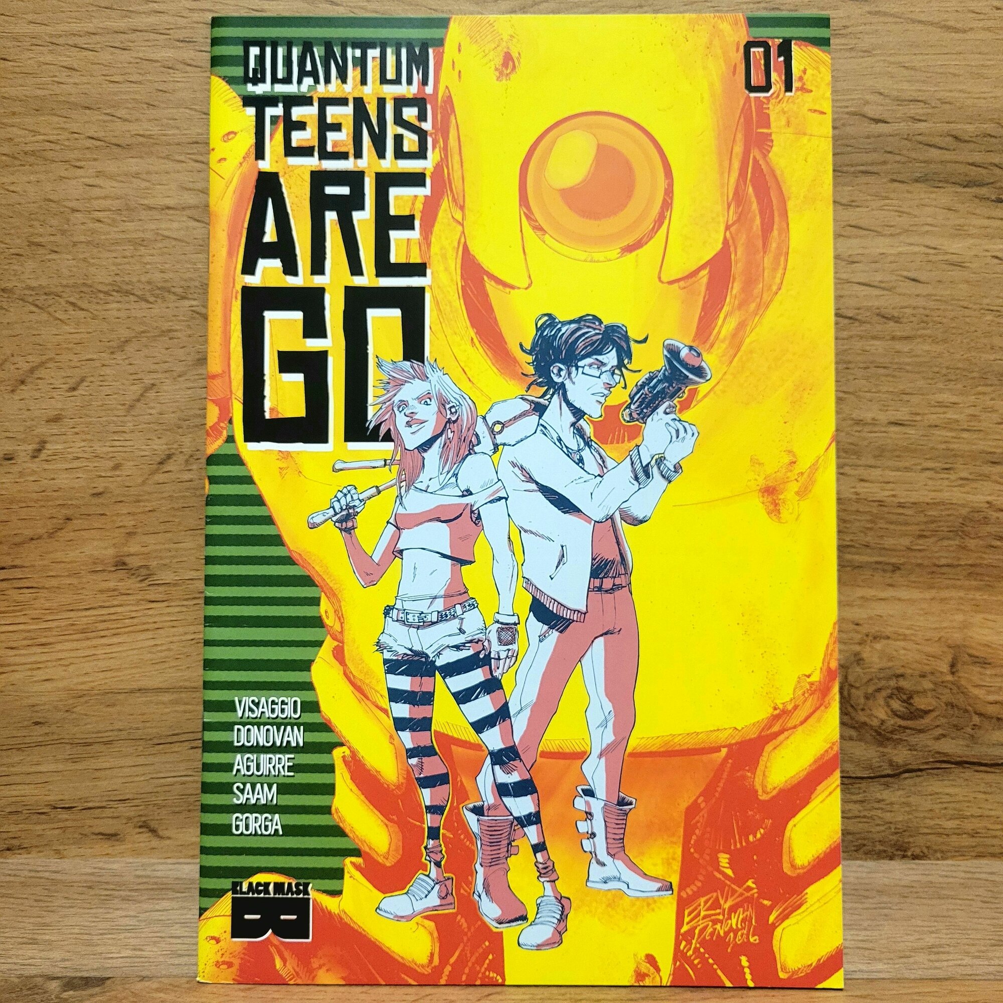 Quantum Teens Are Go #1. Оригинальный Комикс.