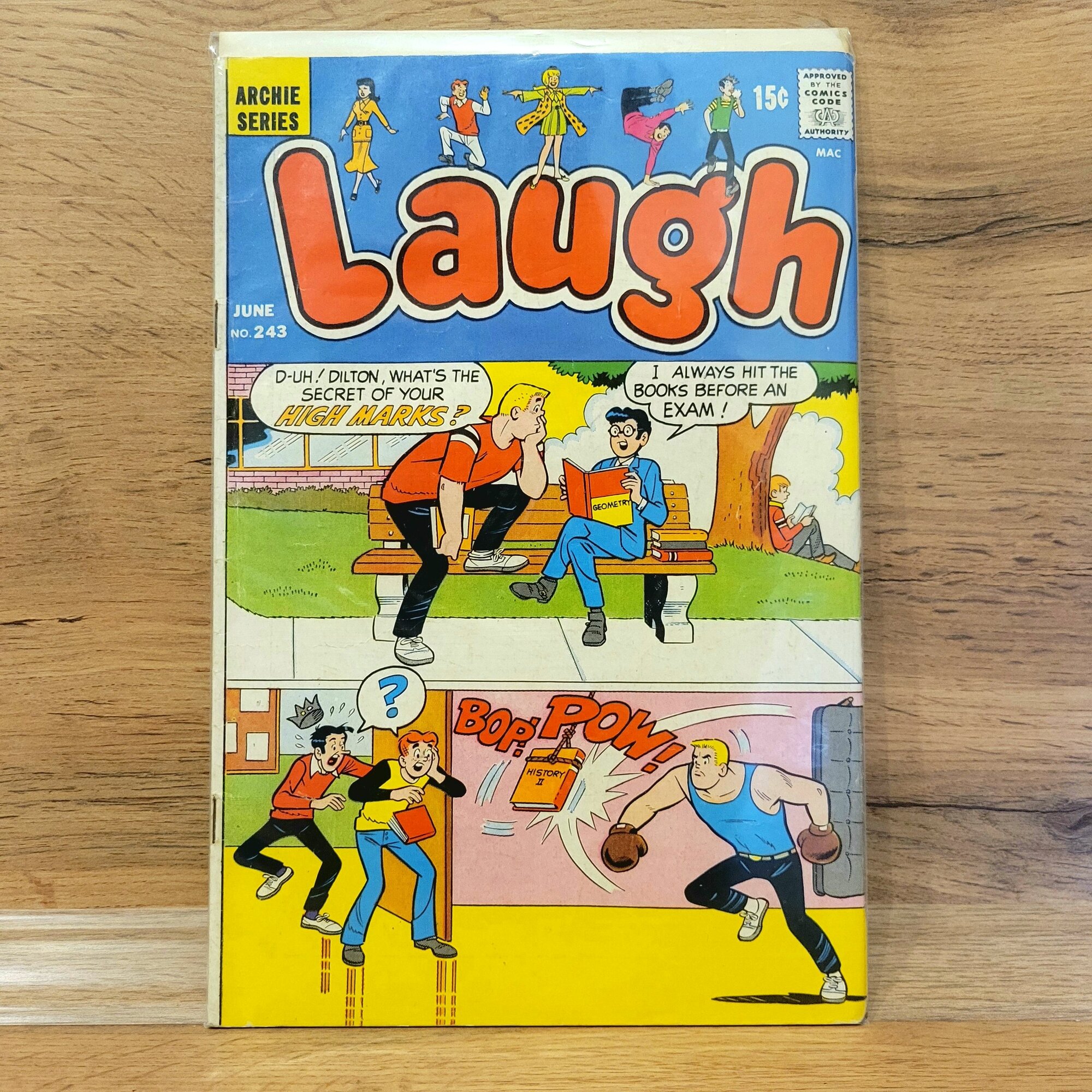 Раритетный Комикс Laugh #243. 1971 Год. Комикс (сингл) на английском языке