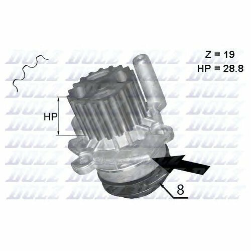 Водяной насос Dolz a224