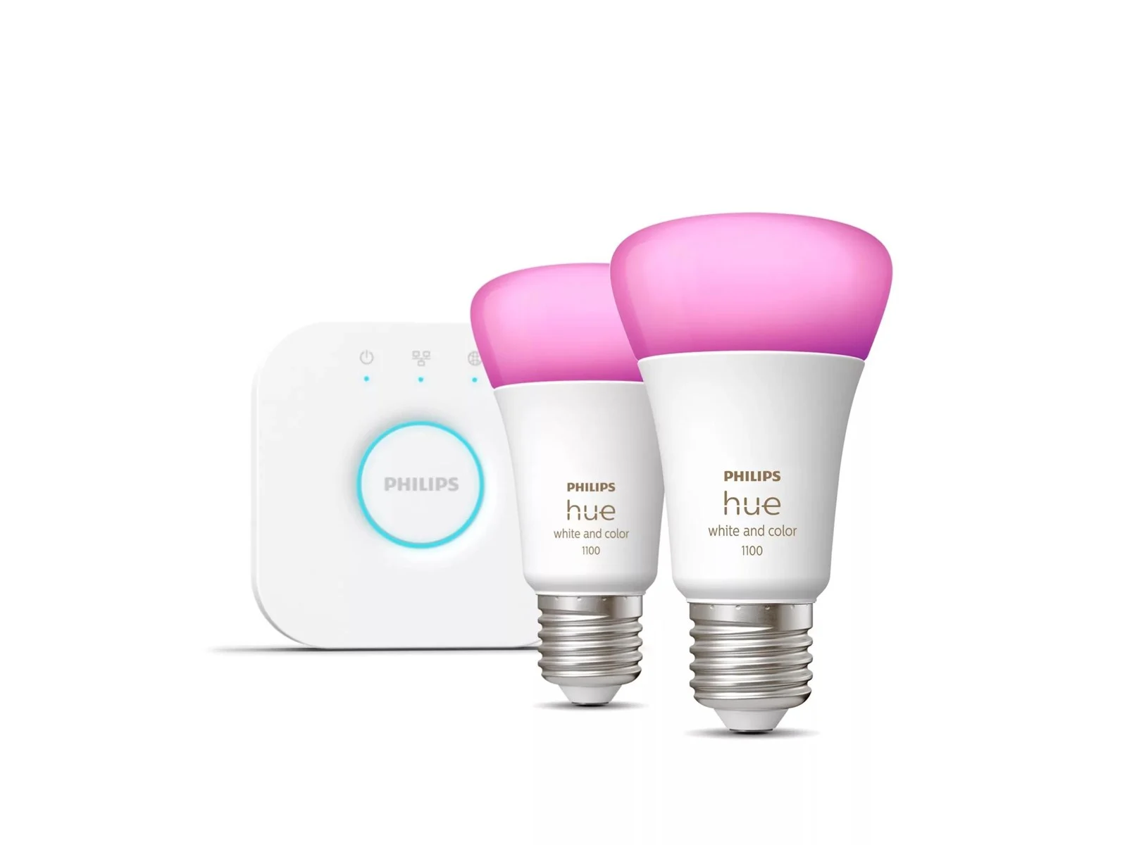 Комплект умных ламп Philips Hue White And Color Ambiance E27 BT 1100 ЛМ (929002468810) Starter Kit