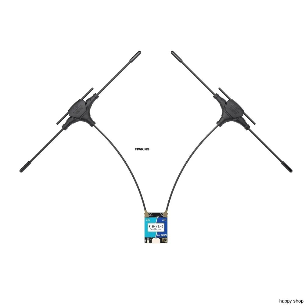 ELRS 915M/2.4G Двухдиапазонный ресивер Gemini Xrossband