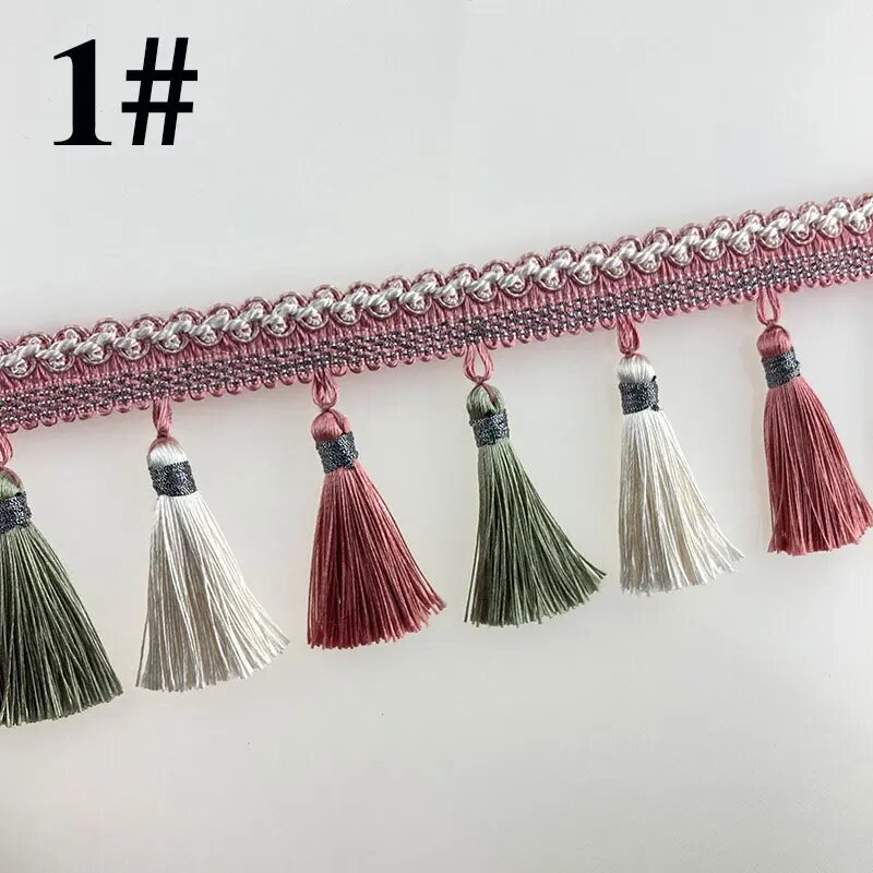 Лента с кисточками полиэстер 1 м Type1
