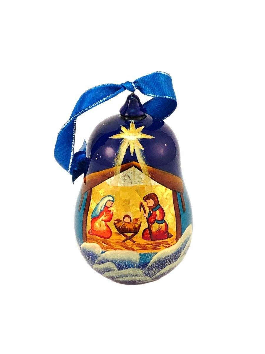 Елочная игрушка "Рождество" (дерево), новогодний декор