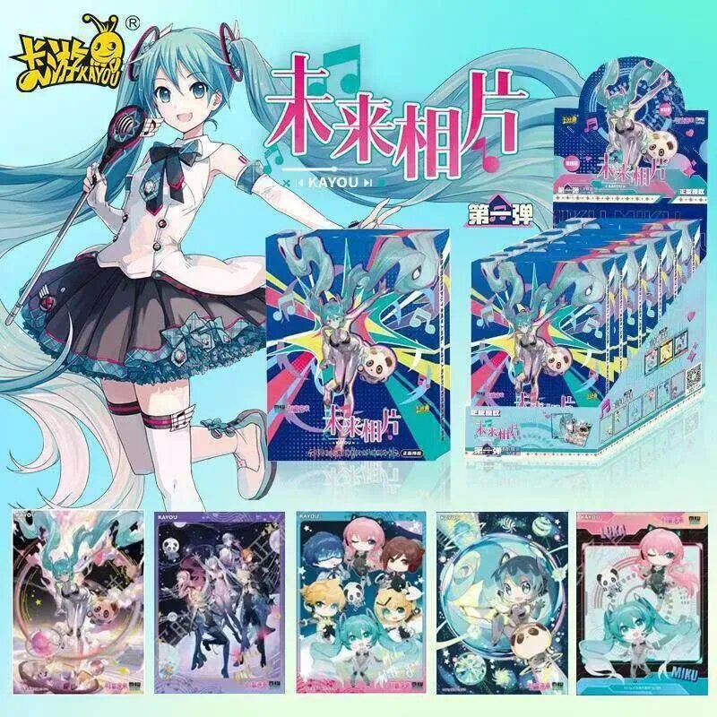 Хацунэ Мику коллекционные аниме карточки 3/Hatsune Miku anime cards collectibles 6 packaging