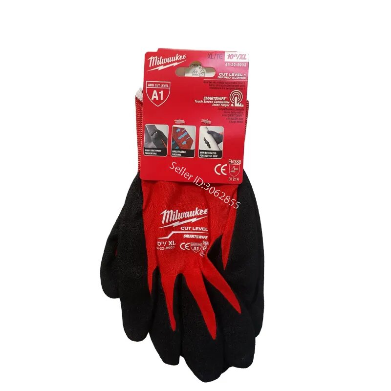 Перчатки с уровнем сопротивления порезам 1, GLOVES XL/10