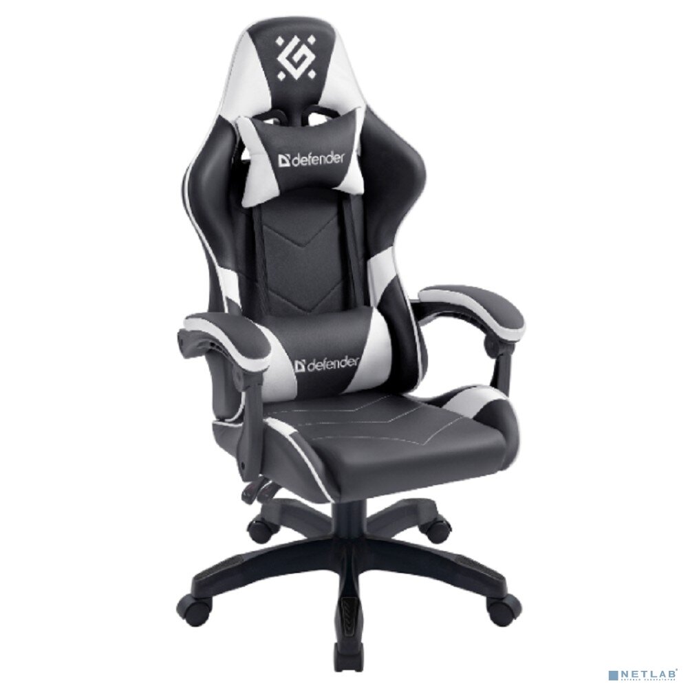 Игровое кресло Companion Черный/белый, класс 3, металл, PU DEFENDER