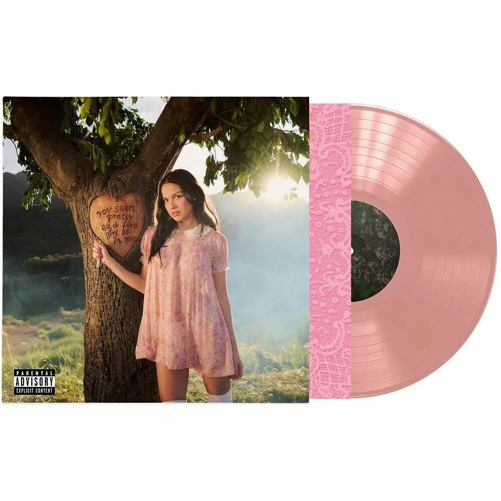 Виниловая пластинка Baby Pink Vinyl, Olivia Rodrigo - You Seem Pretty Sad For A Girl So In Love, Limited Edition, Alternative Artwork