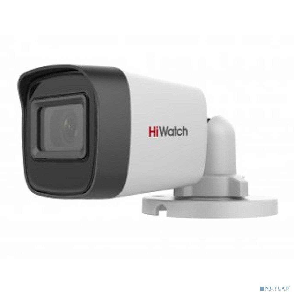HIWATCH Ecoline HDC-B020(B)(2.8mm), 720p, 2.8 мм, белый Камера видеонаблюдения аналоговая
