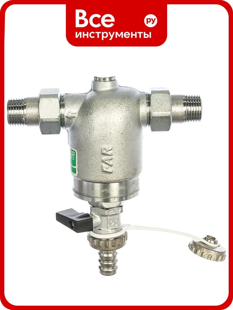 Фильтр FAR 1/2" НР-НР, 100мкм, Max: 95C, 25бар FA 3943 12100
